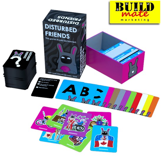 Disturbed Friends Card Game — Buildmate
