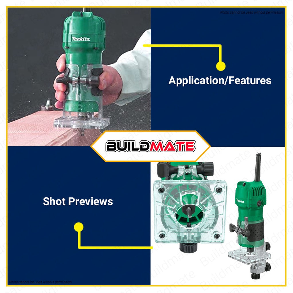 MAKITA Original Palm Router / Trimmer 530W M3700B •BUILDMATE• — Buildmate