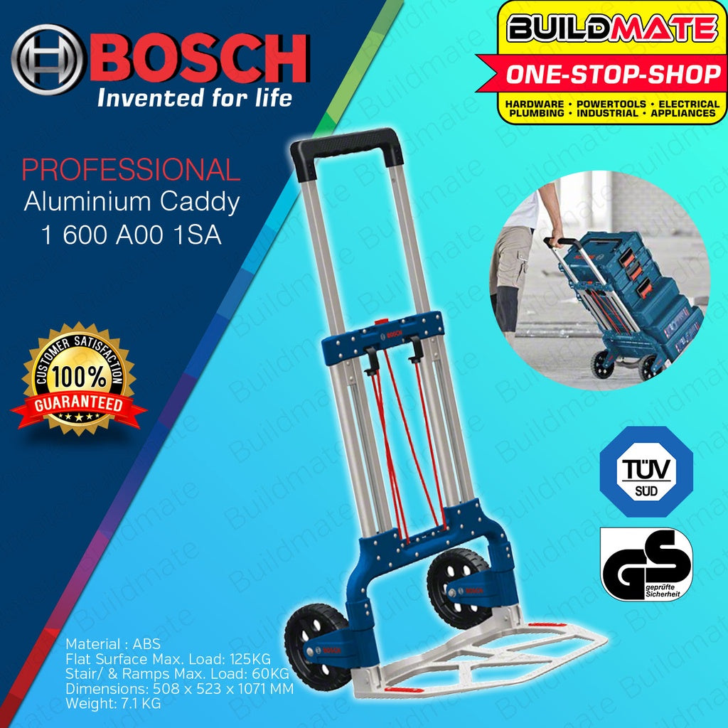 BOSCH Lightweight Aluminum Alu-Caddy Collapsible Trolley Cart Transpor ...