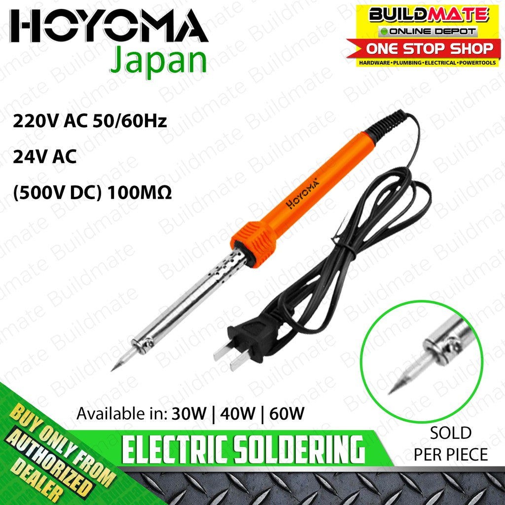 HOYOMA 220V Electric Soldering Iron 30W | 40W | 60W Fastening & Solder ...