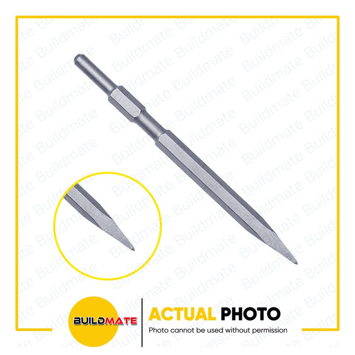 INGCO SDS Hex Pointed Chisel 17x280mm DBC0512801 •BUILDMATE• IHT — Buildmate