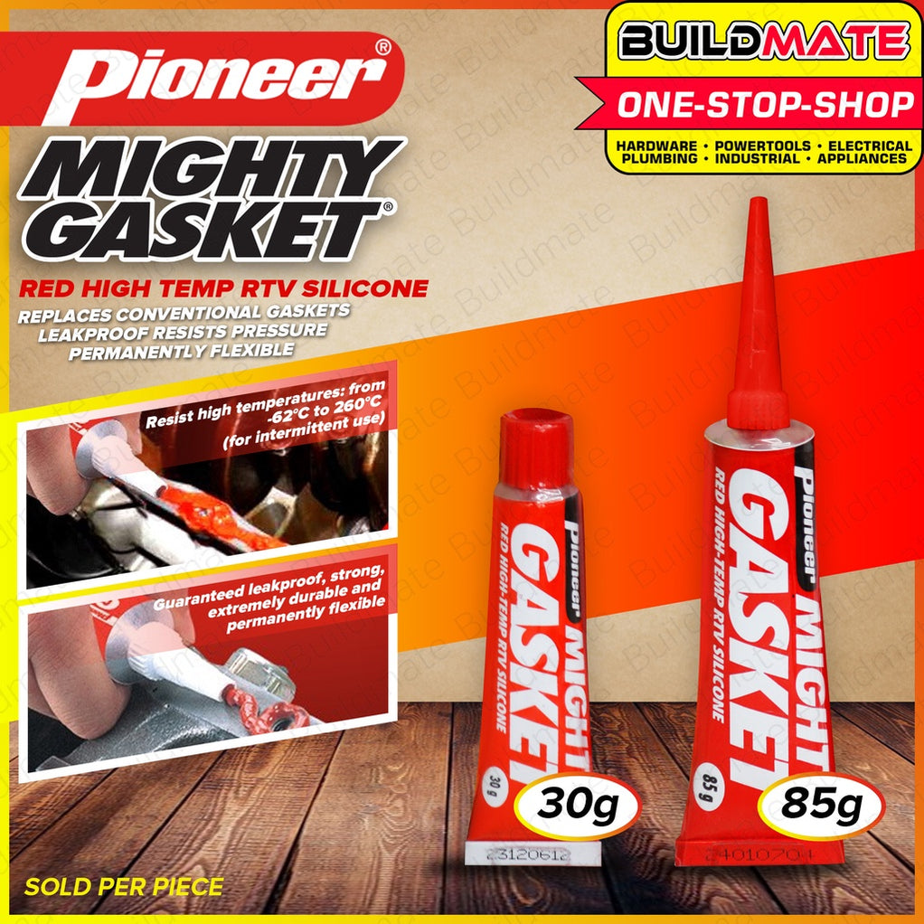 PIONEER Mighty Gasket Black | Grey | Red RTV Silicone 15g | 30g | 85g ...