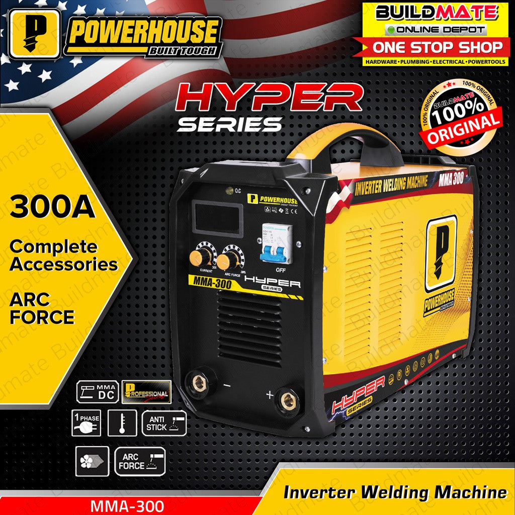 BUILDMATE Powerhouse HYPER Series Inverter Industrial Grade Welding Ma ...
