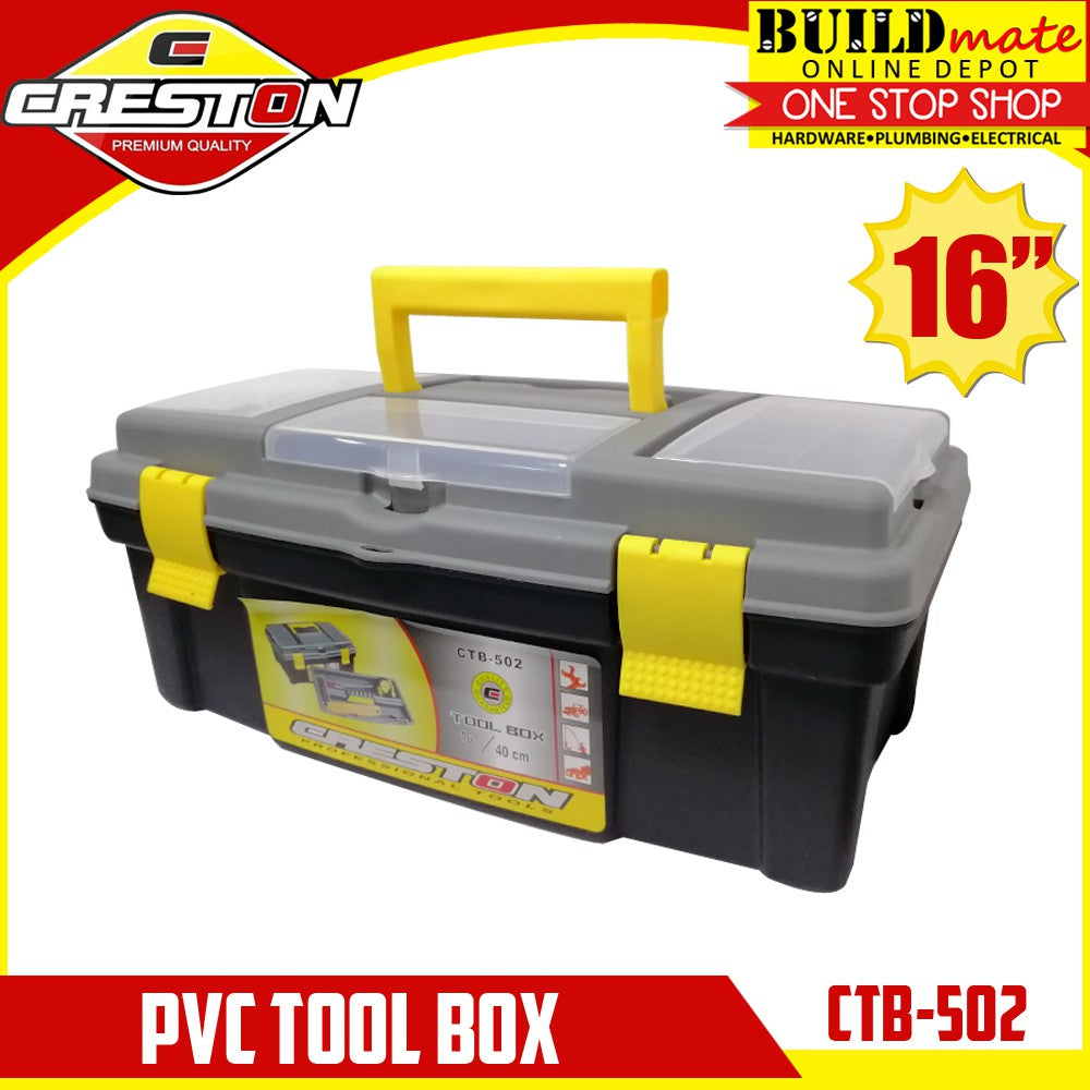 CRESTON PVC Tool Box 16" CTB-502 — Buildmate