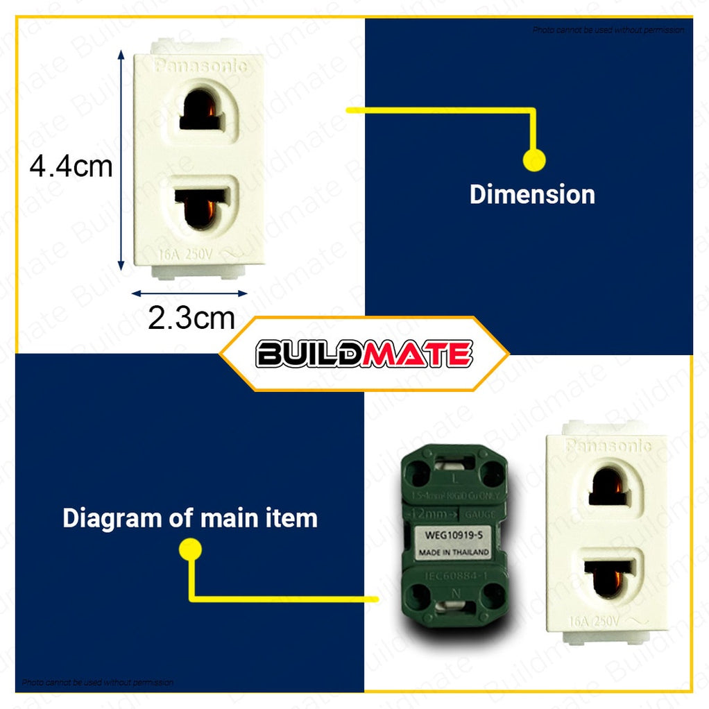 PANASONIC Original Wide Series WEG10919-5 •BUILDMATE• — Buildmate