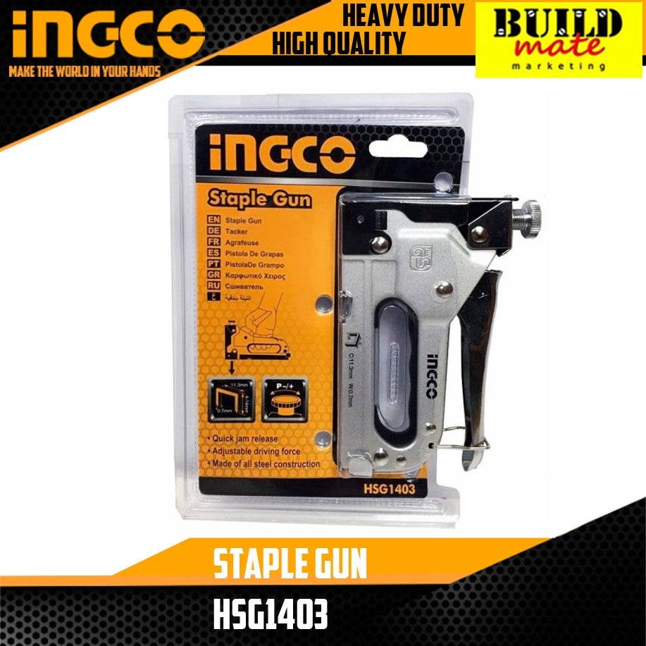 INGCO Staple Gun Tacker Upholstery HSG1403 •BUILDMATE• IHT — Buildmate
