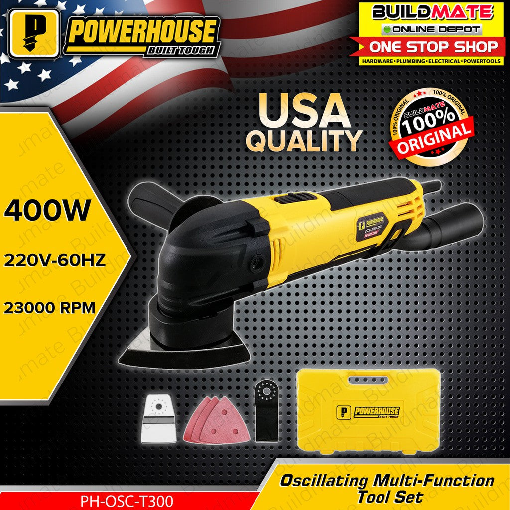 BUILDMATE Powerhouse Oscillating Multi-Function Tool SET 400W PH-OSC-T ...