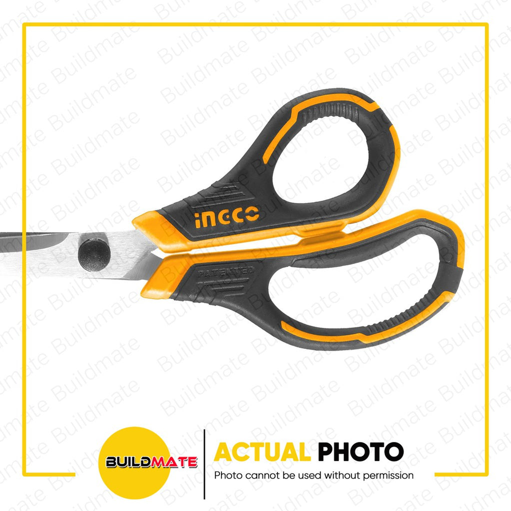 INGCO Stainless Steel Scissors 8.5" HSCRS812001 •BUILDMATE• IHT — Buildmate