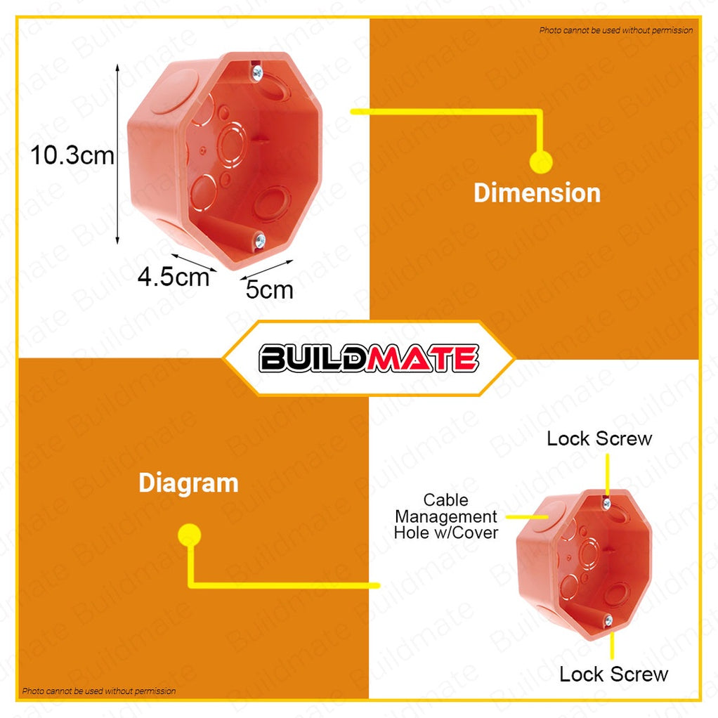 Omni Surface Type PVC Junction Box Shock Resistant WSJ-001 | 100% ORIG ...