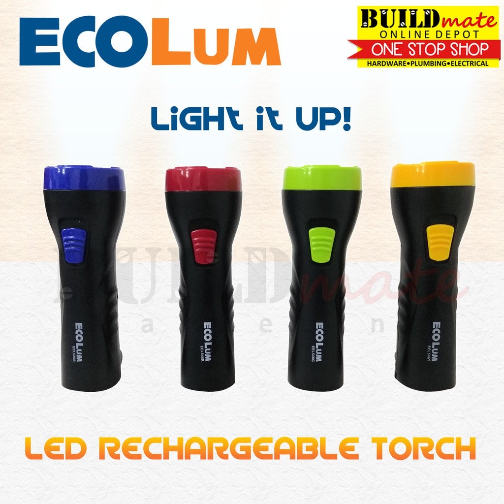 ECOLUM Handy LED Rechargeable Emergency Torch Flashlight •NEW ARRIVAL ...