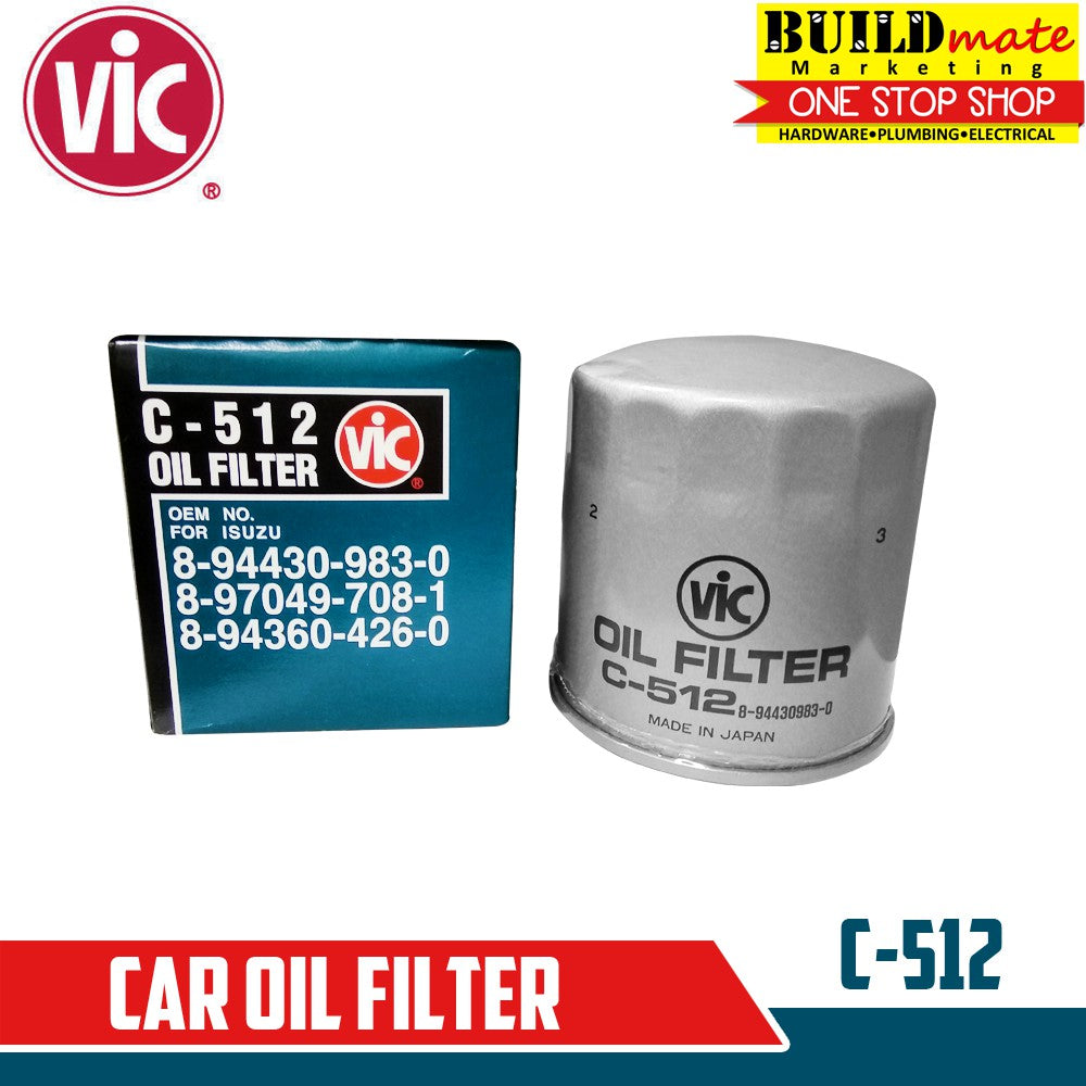 Vic Oil Filter C-512 Isuzu crosswind/ Fueso — Buildmate