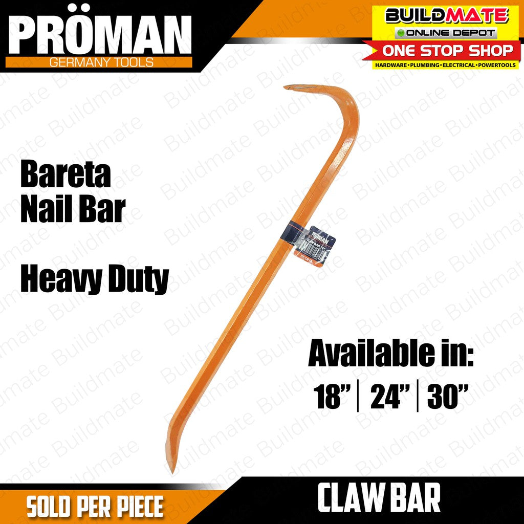 PROMAN Claw Bar Bareta Nail Bar 18" •BUILDMATE• — Buildmate