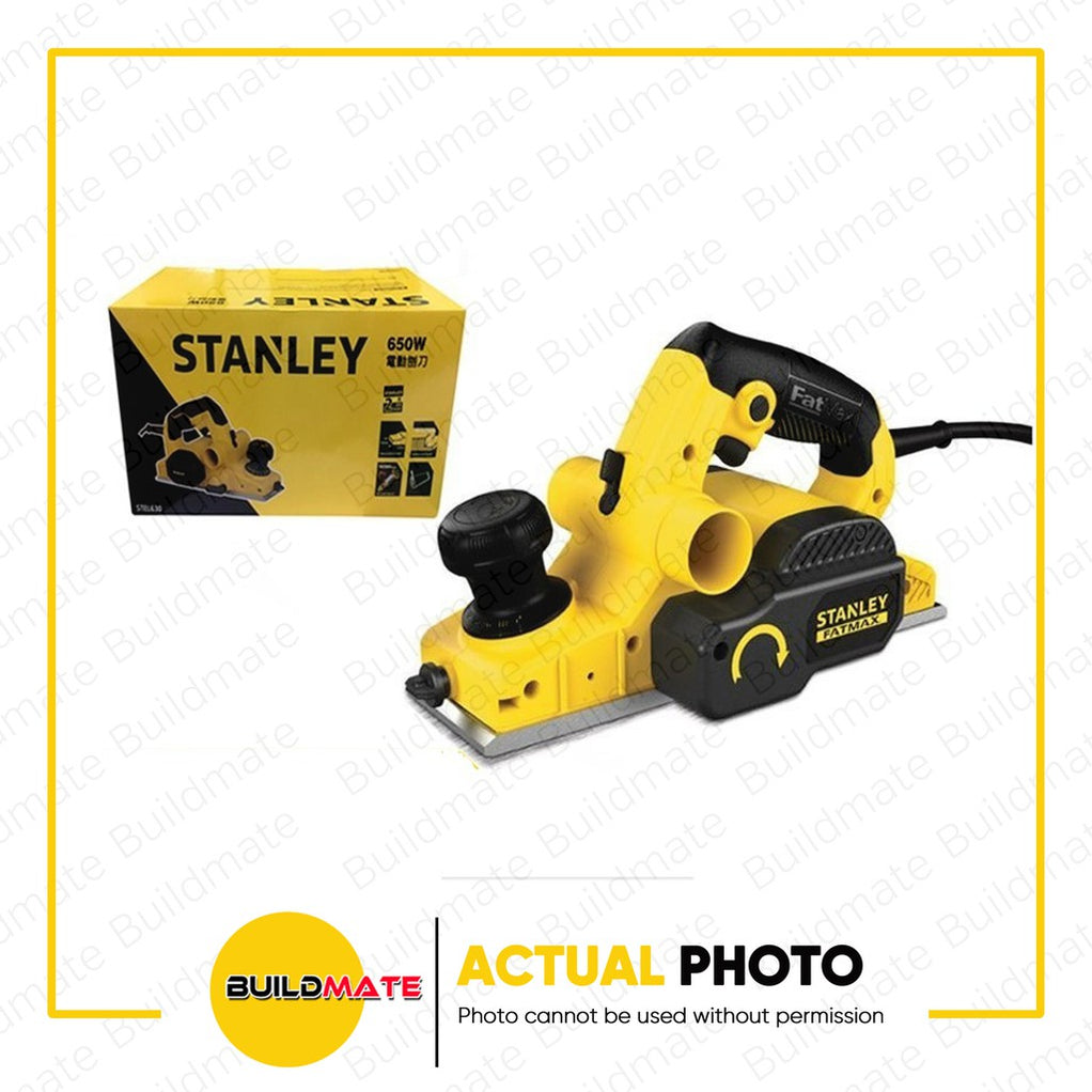 STANLEY Portable Electric Wood Planer 750W STEL630-B1 •BUILDMATE• SPT ...