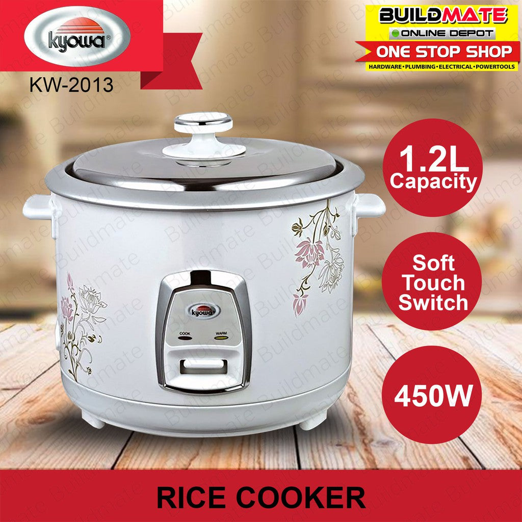 BUILDMATE Kyowa 1.2L Electric Rice Cooker 450W with Removable Inner Po ...