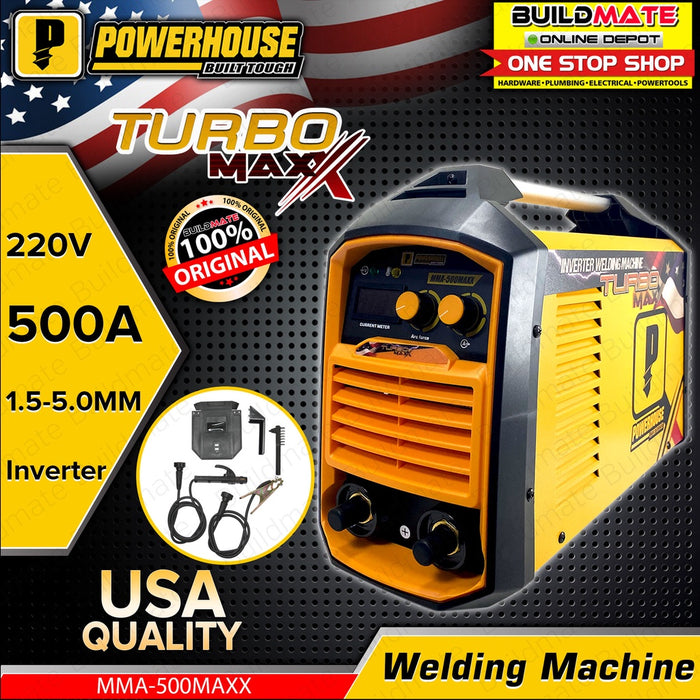 POWERHOUSE USA INVERTER TYPE PORTABLE WELDING MACHINE TURBOMAXX SERIES ...