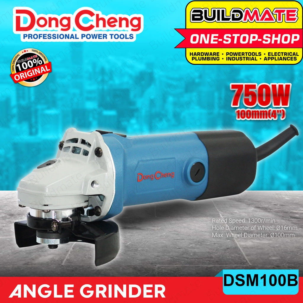 DONG CHENG Angle Grinder 750W DSM100B •BUILDMATE• — Buildmate