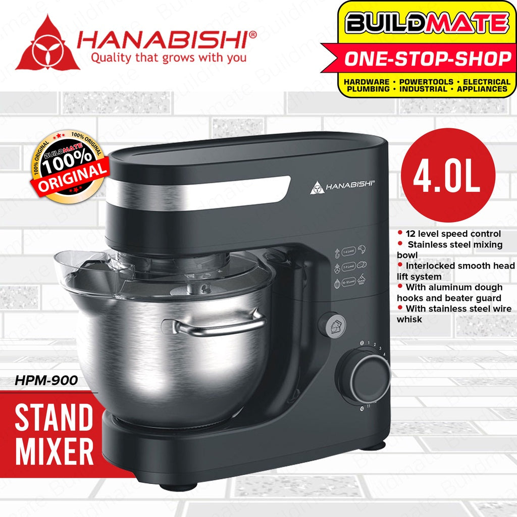HANABISHI Professional Stand Mixer Baking Mixing with Stainless Whisk ...