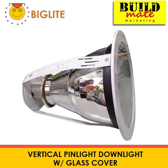 BIGLITE Vertical Pinlight Downlight W/ Glass Cover •BUILDMATE• — Buildmate