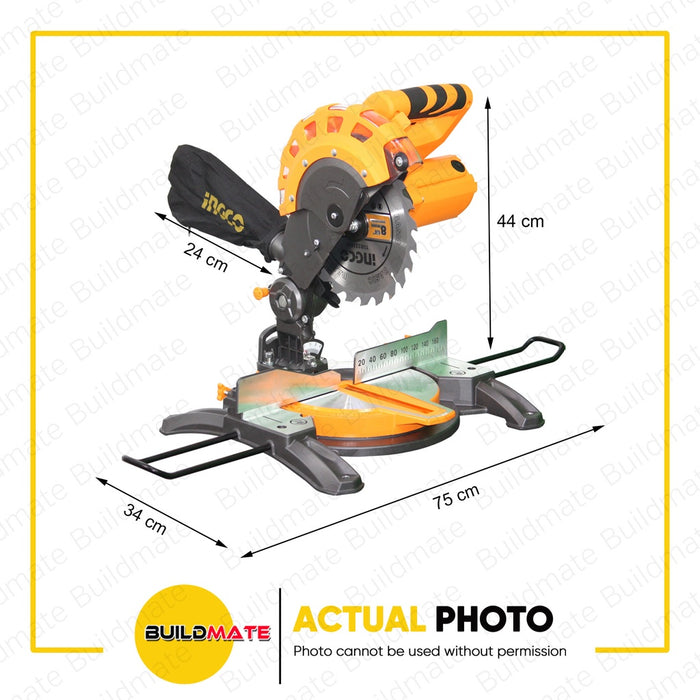[BUY 1 TAKE ALL!] INGCO Aluminum Miter Mitre Saw Cutter 1400W 8-1/4" B — Buildmate