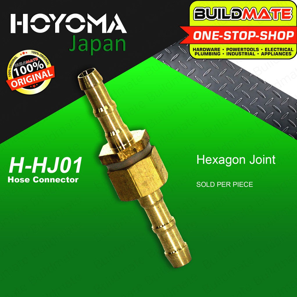 HOYOMA JAPAN Hose Connector Wing | Hex SOLD PER PIECE •BUILDMATE• HYMH ...