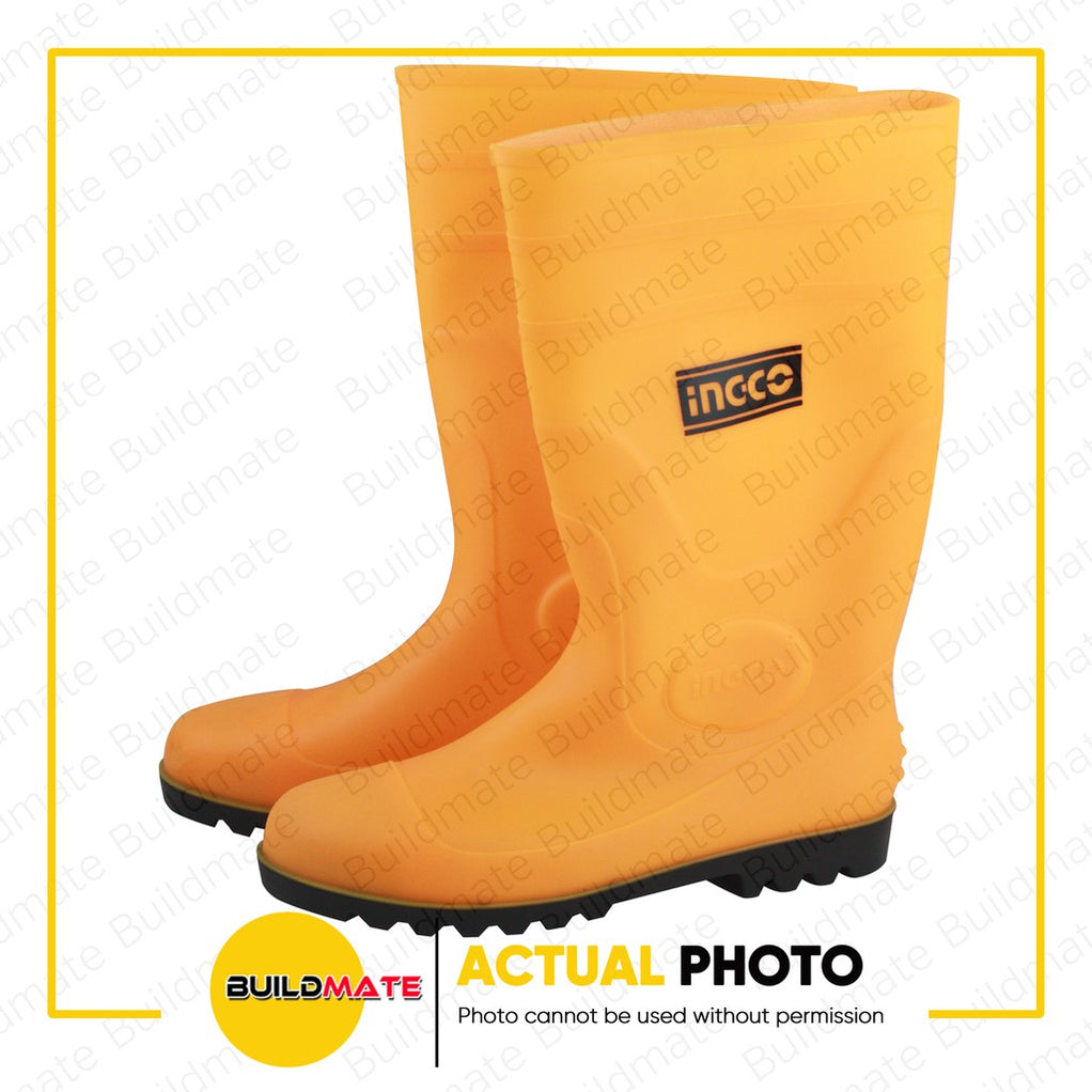 INGCO Industrial Rain Boots Heavy Duty Virgin PVC/ Nitrile SOLD IN PAI ...