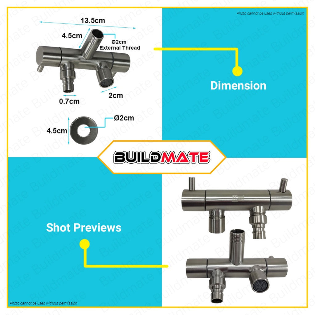 MECO 304 Stainless Steel Multi-Function Valve 012-SST 100% ORIGINAL ...