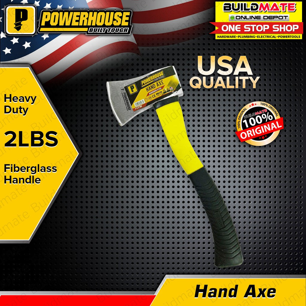 POWERHOUSE Hand Axe with Fiberglass Handle 2 LBS + FREE 8PCS ALLEN KEY ...