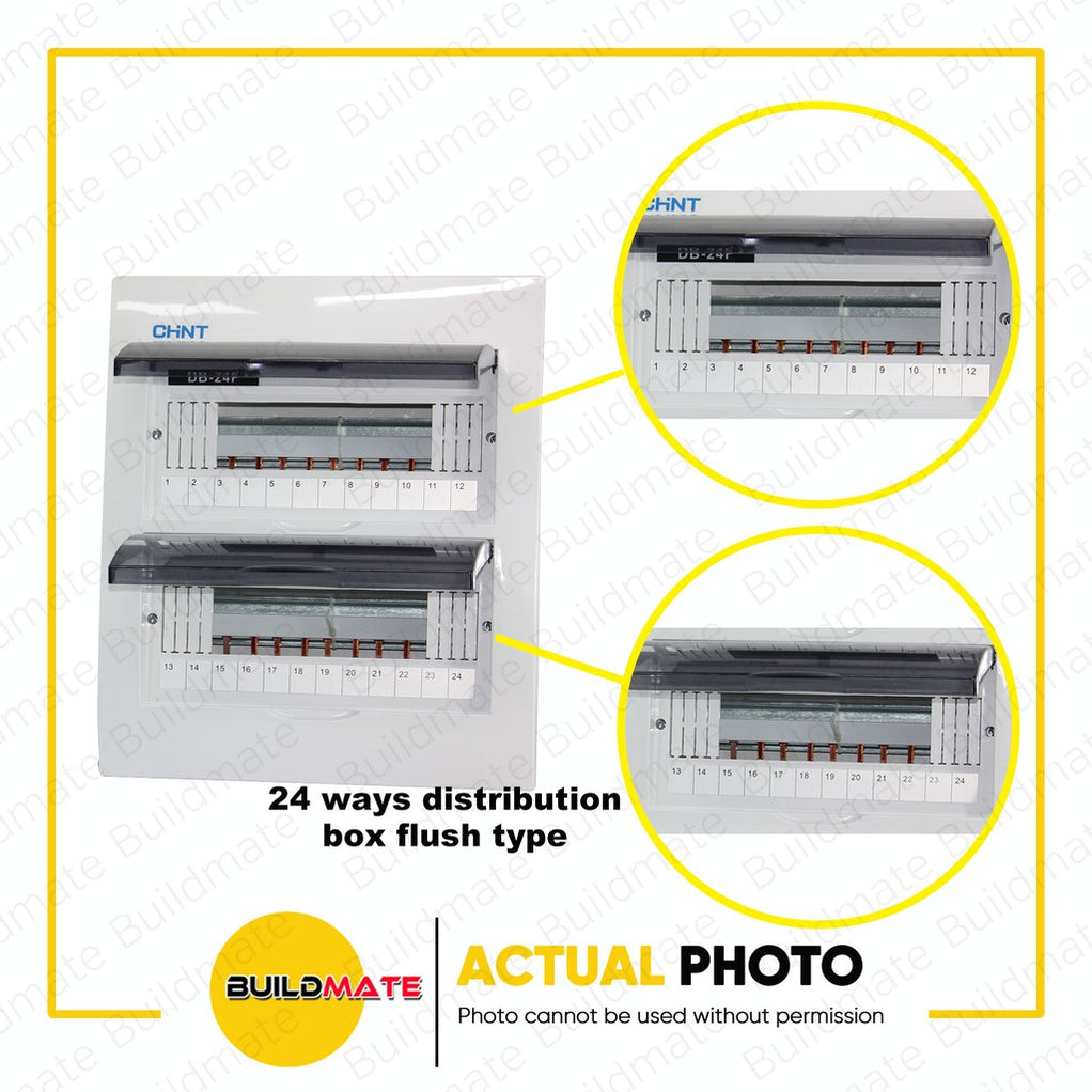 CHINT 24 WAYS FLUSH Type Panel Distribution Box Board Din Rail Breaker ...