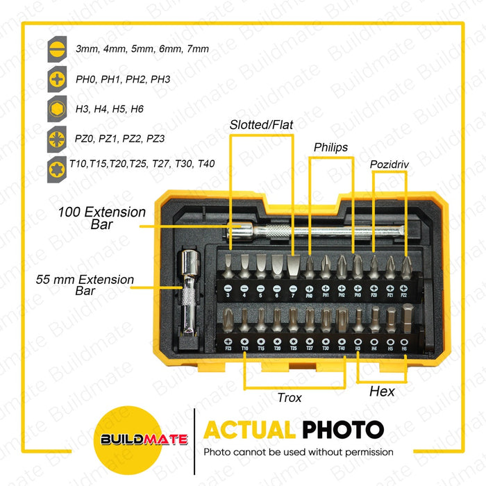 LOTUS 38 PCS Ratchet Driver Socket and Bit Set LTHT38DRX •BUILDMATE ...