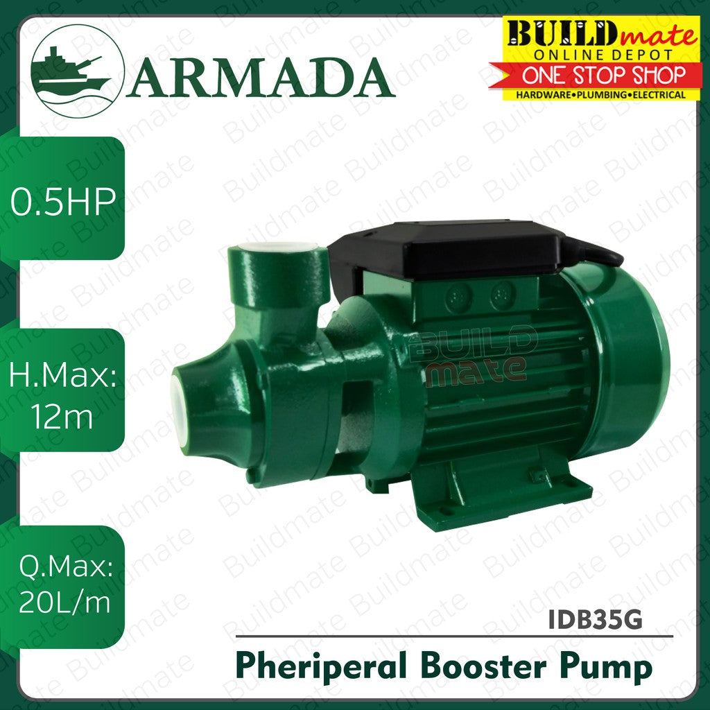 ARMADA 0.5HP Peripheral Jet Booster Pump 370W IDB35G •BUILDMATE ...