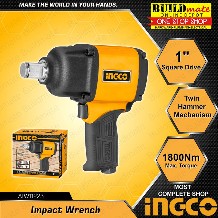 INGCO Impact Wrench 1" AIW11223 •BUILDMATE• IPT — Buildmate