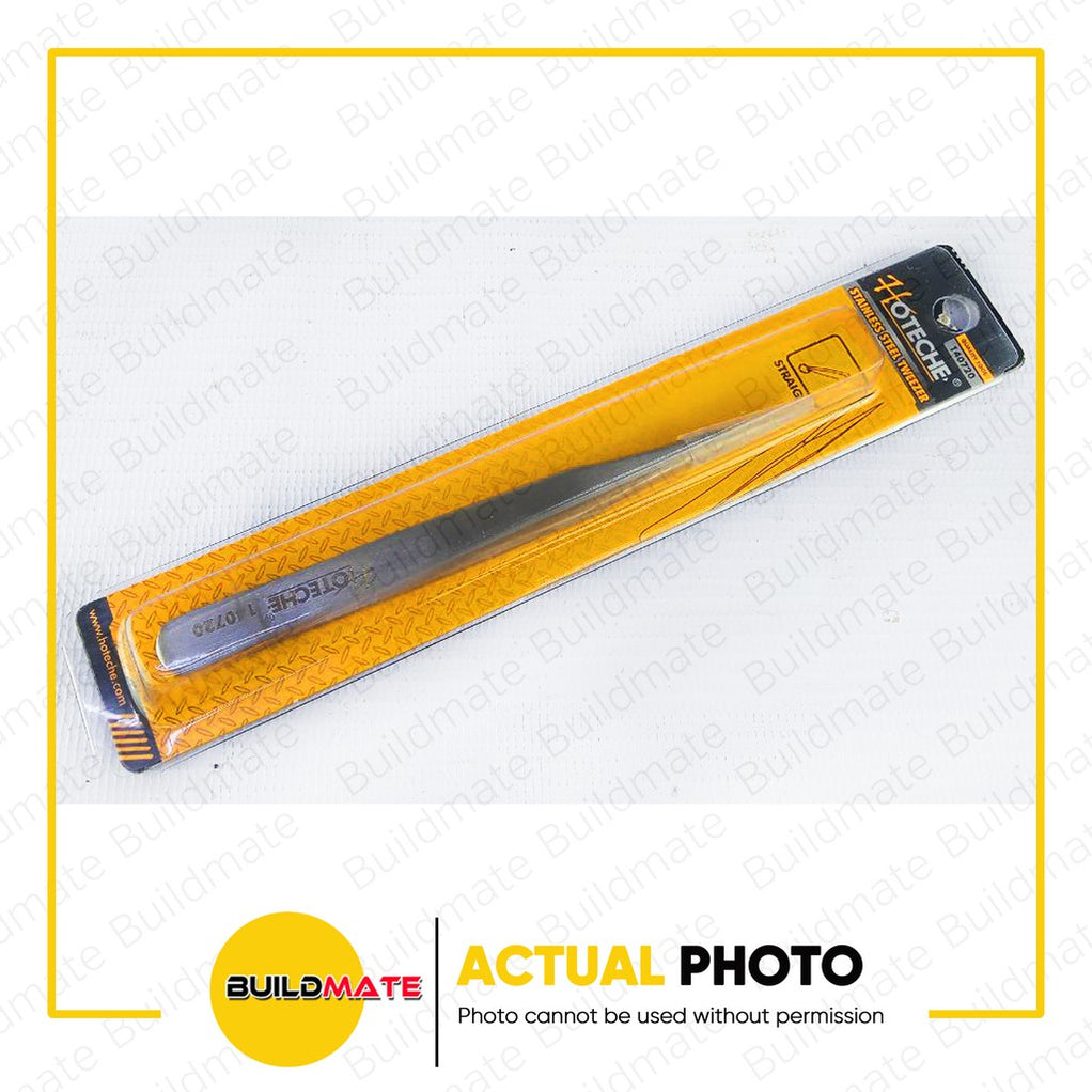 HOTECHE Straight Stainless Steel Tweezers 140720 •BUILDMATE• — Buildmate