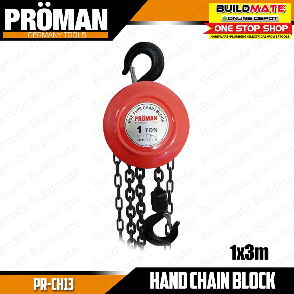 PROMAN Chain Block 1 TON PR-CH13 •BUILDMATE• — Buildmate