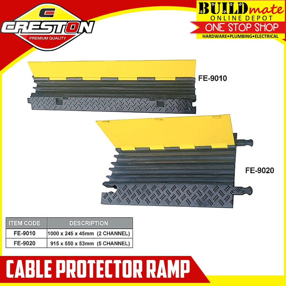 CRESTON Cable Protector Ramp •BUILDMATE• — Buildmate