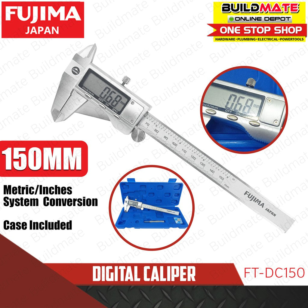 FUJIMA Digital Caliper 150mm FT-DC150 •BUILDMATE• — Buildmate