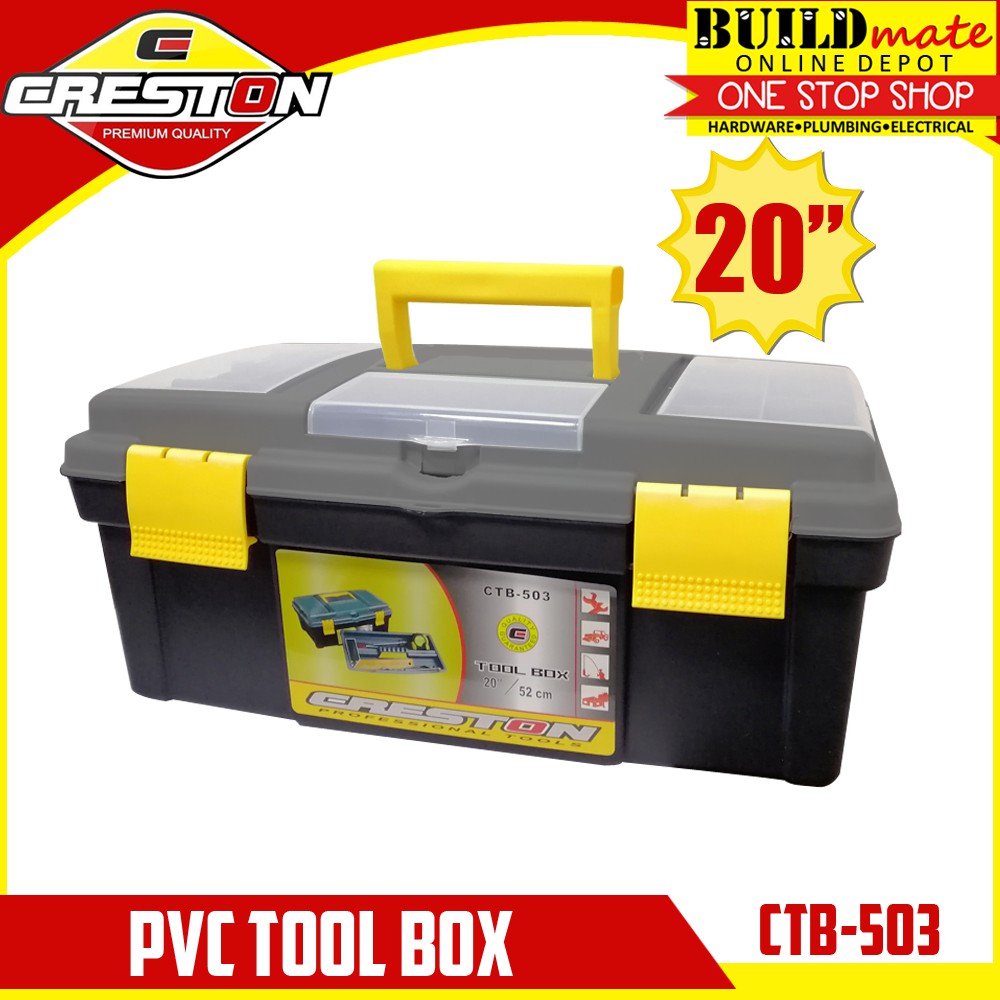 CRESTON PVC Tool Box 20" CTB-503 — Buildmate