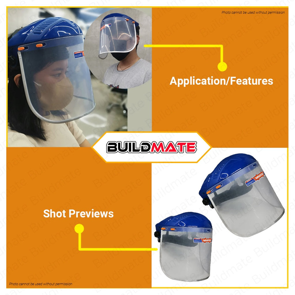WADFOW Face Shield Impact Mpact Resistant Visor Outdoor Work Face Shie ...