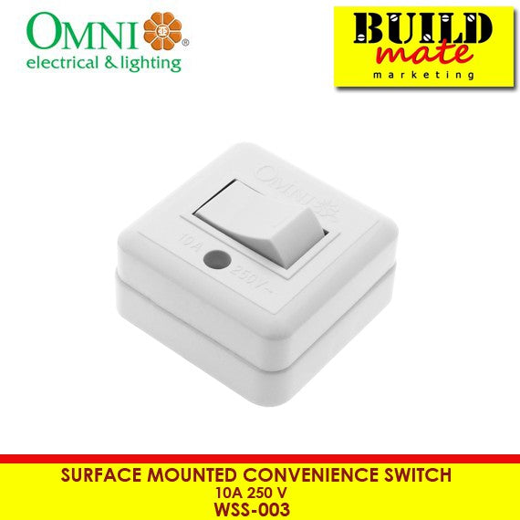 [WHOLESALE] (12PCS) OMNI Surface Mounted Convenience Switch 10A 250V W ...