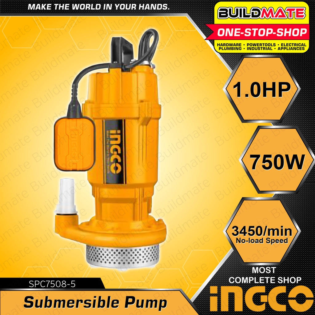 INGCO Submersible Pump 750W (1.0HP) Clean & Dirty Water Transfer Pump ...