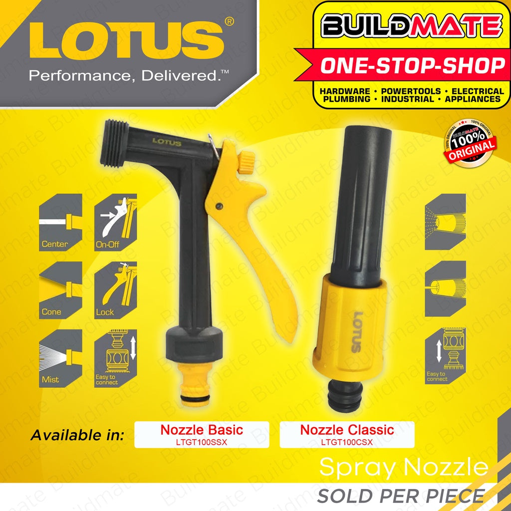 LOTUS Spray Nozzle Basic | Classic [SOLD PER PIECE] Plastic Nozzle Gar ...