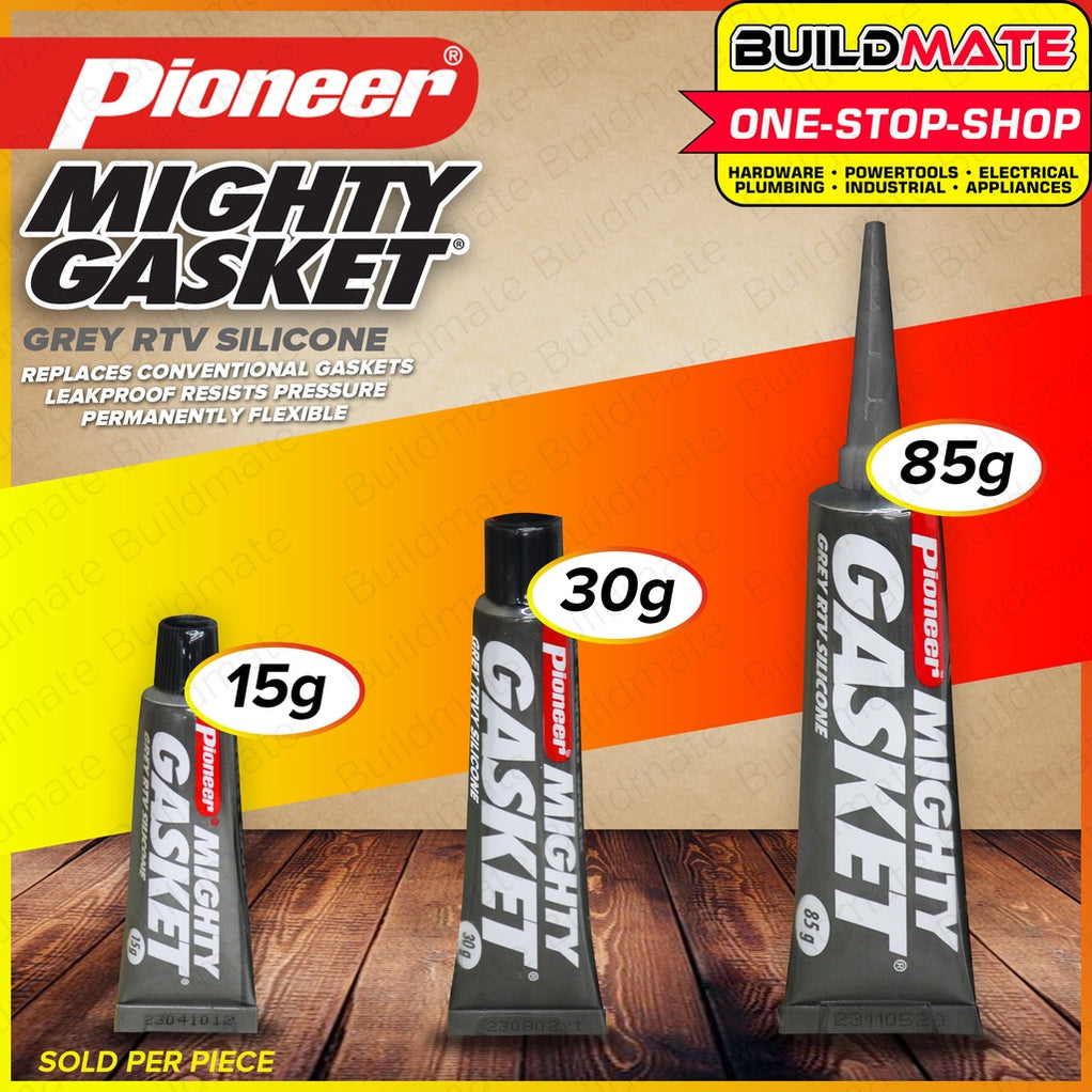 PIONEER Mighty Gasket Black | Grey | Red RTV Silicone 15g | 30g | 85g ...