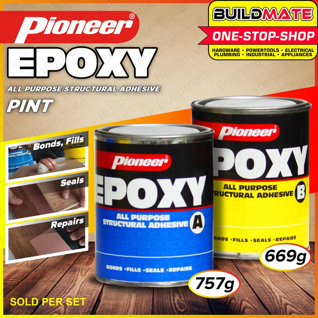 [A&B 2CANS] PIONEER All Purpose Epoxy 1/4 | 1/2 | PINT [SOLD PER SET ...