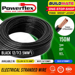 WIREMAX | POWERFLEX Electrical THHN Stranded Cable Wire 150 Meters 8/7 ...