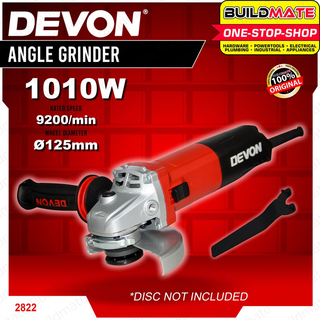 Devon Industrial 1010W 125mm Angle Grinder Electric Grinder Cutting Gr ...